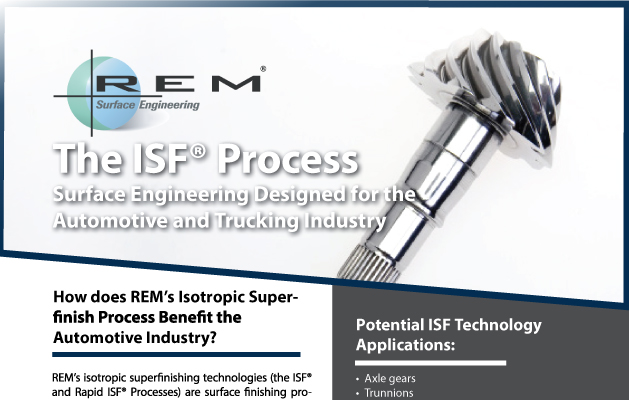The ISF® Process – Surface Engineering Design for the Automotive & Trucking Industry | REM ...