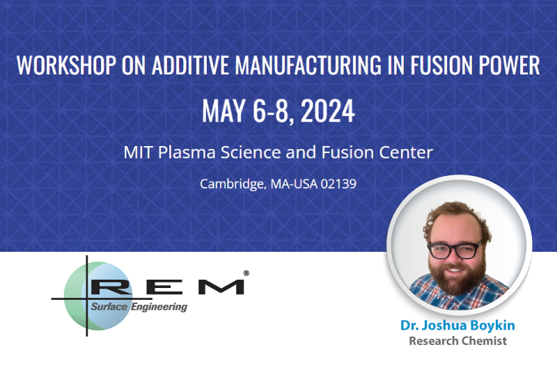 AM2F WORKSHOP 2024 | REM Surface Engineering