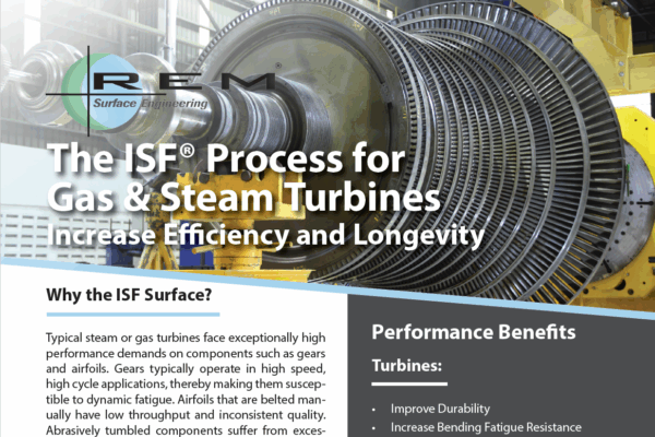 The ISF® Process for Gas & Steam Turbines Increase Efficiency and Longevity | REM Surface ...