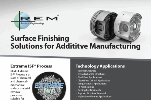 Surface Finishing Solutions for Additive Manufacturing | REM Surface Engineering